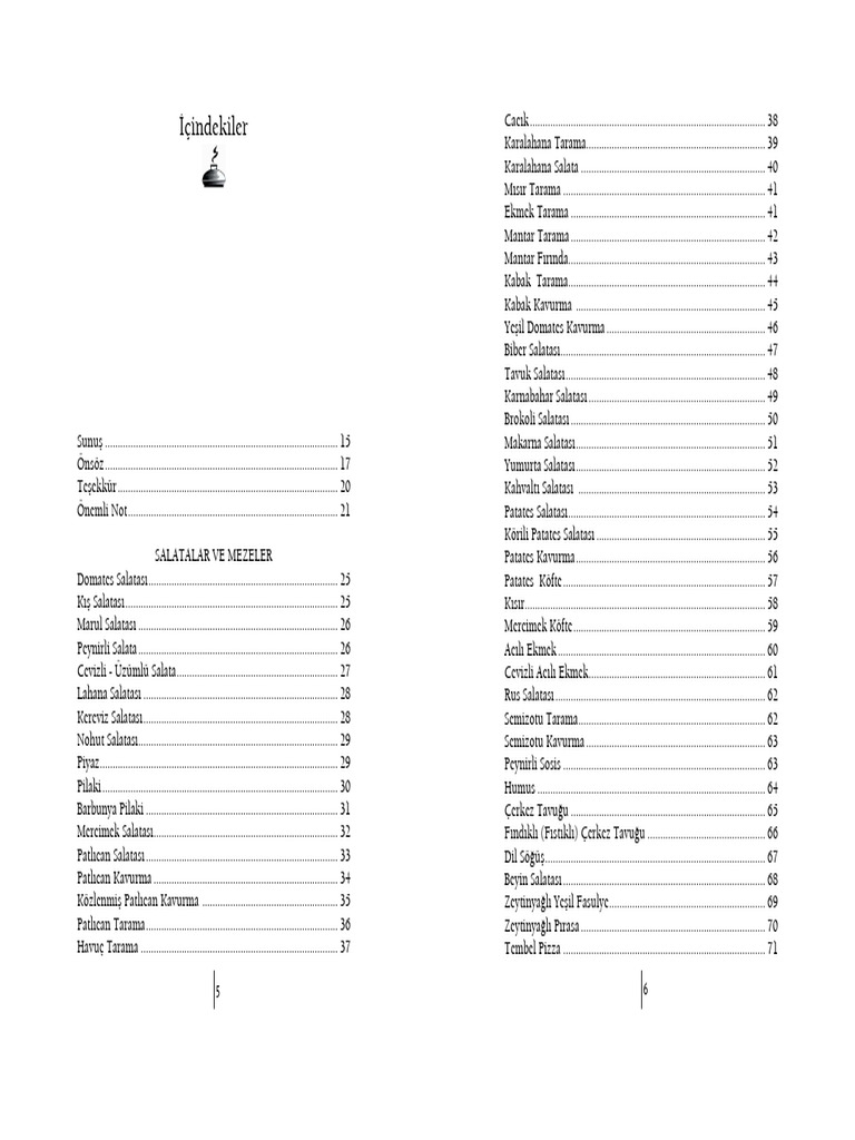 Icindekiler | PDF