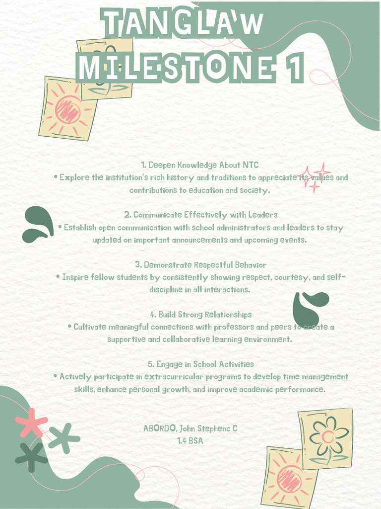 Milestone 1 PDF | PDF
