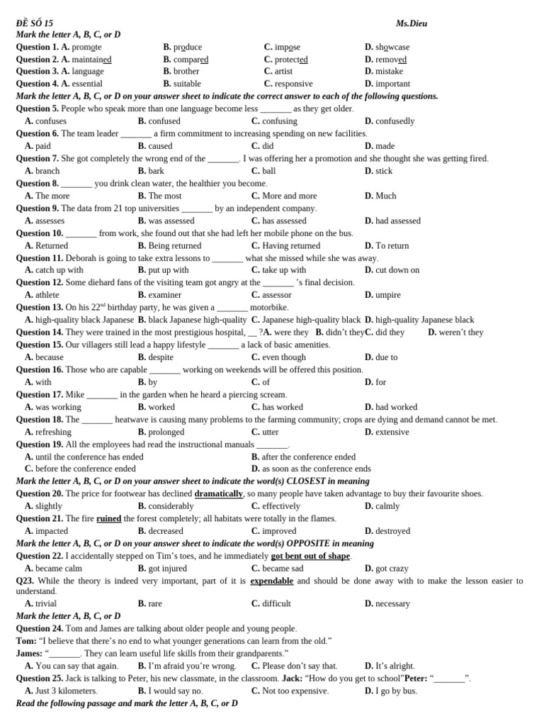 ĐỀ HSG 15 16 | PDF | Optimism | Robot