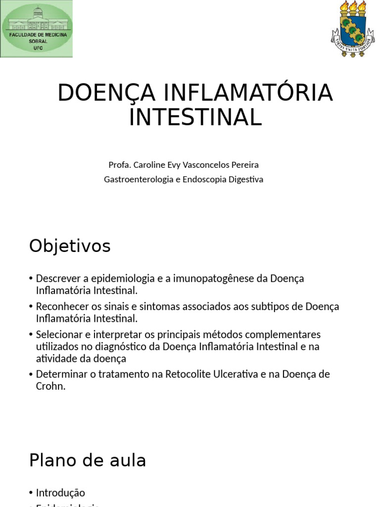 Doenã A Inflamatã Ria Intestinal | PDF | Doença de Crohn | Colite ulcerosa