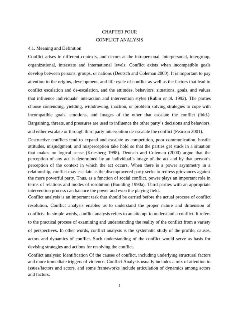 Understanding Conflict Analysis Dynamics | PDF | Human Security | State (Polity)