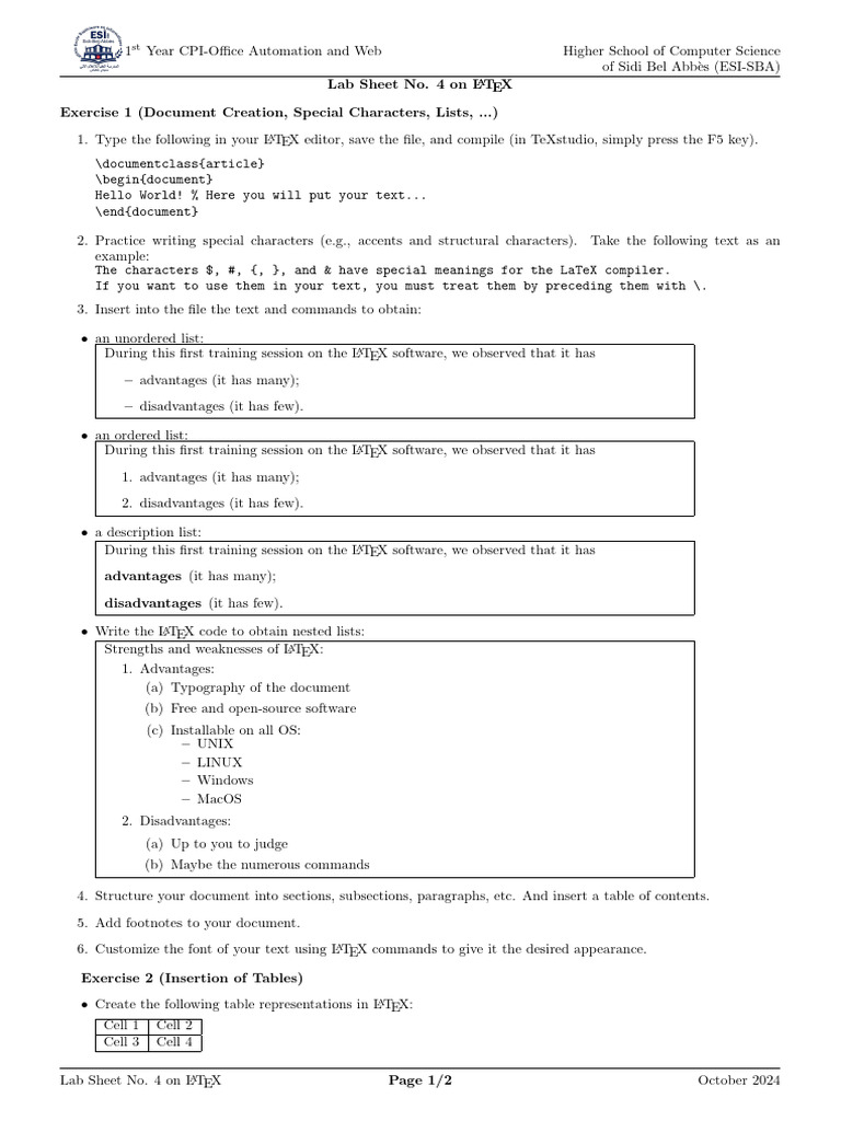 TP Latex | PDF | Vertex (Graph Theory) | Computer Science
