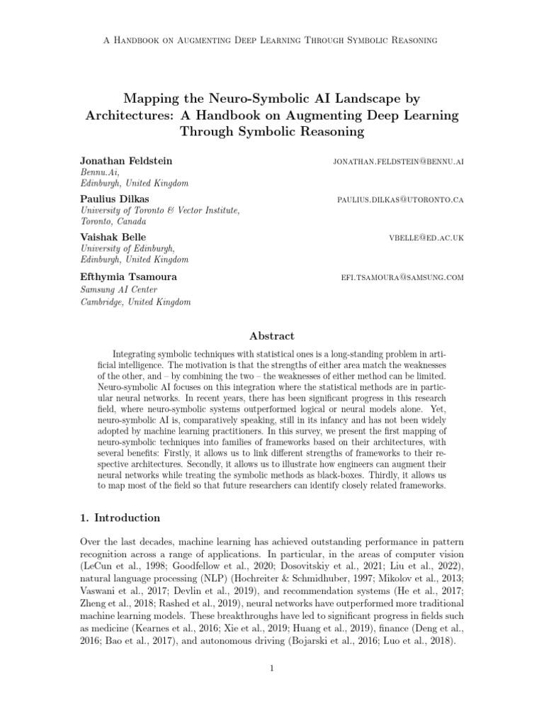 Mapping the Neuro-Symbolic AI Landscape by Architectures: A Handbook on Augmenting Deep Learning ...