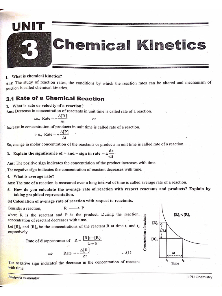 Chemical Kinetics | PDF