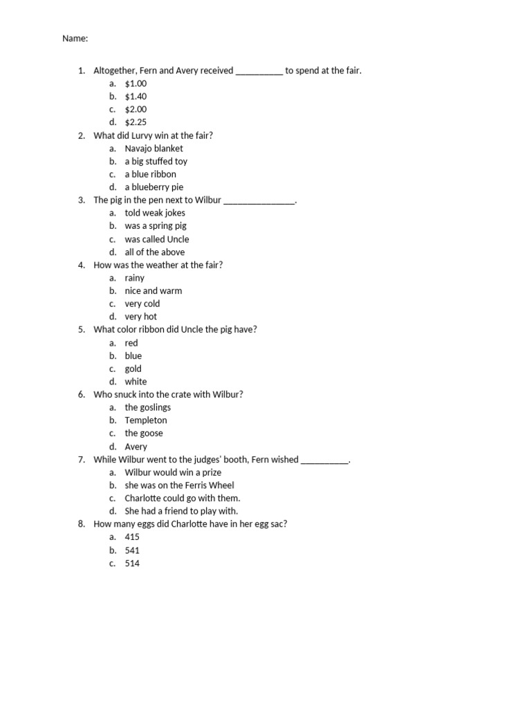 Chapter 17-20 Quiz | PDF