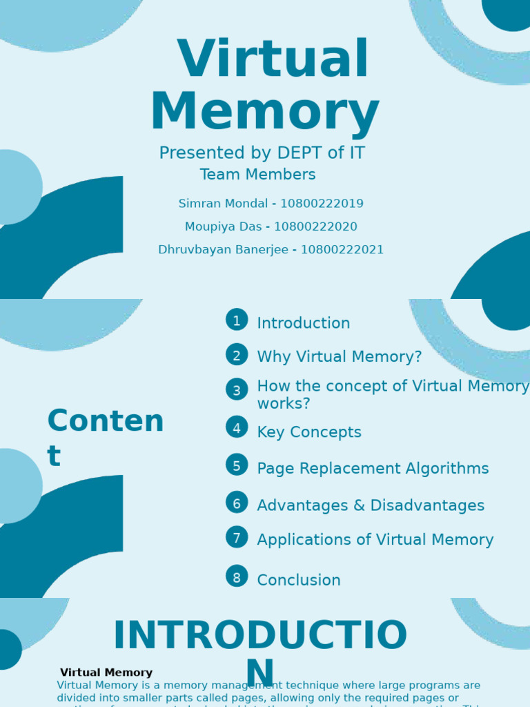 Virtual Memory | PDF | Computer Data Storage | Process (Computing)