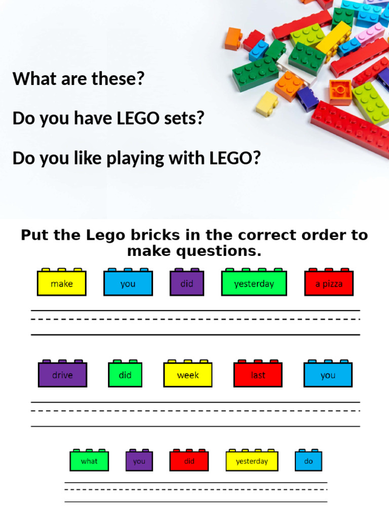 1 Lego Questions | PDF
