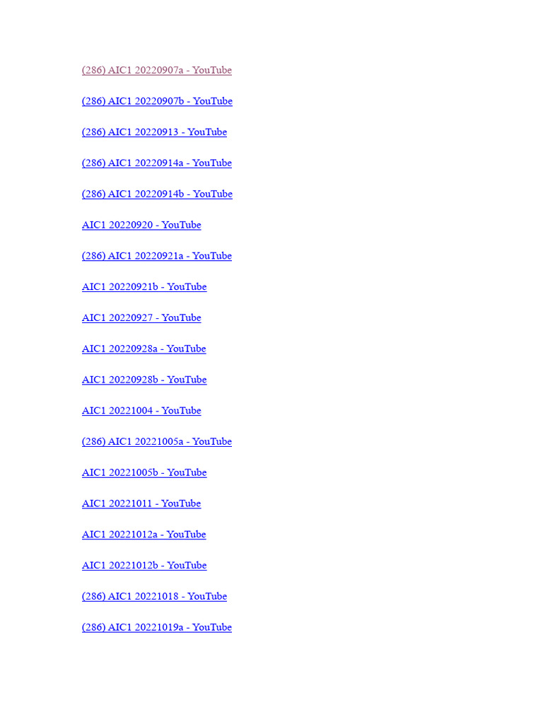 AIC1_上課list | PDF