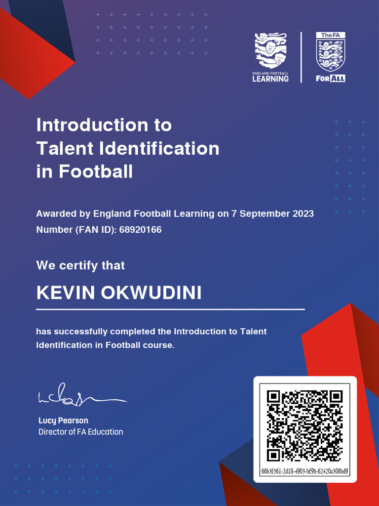 Introduction To Talent Identification in Football-Introduction To ...