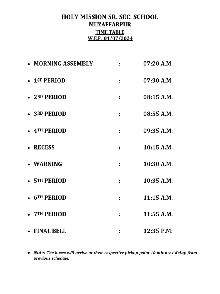 July Time - Table | PDF