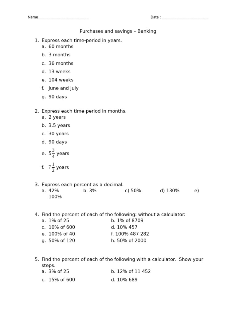 Extra Practice Ch5 Get Ready | PDF
