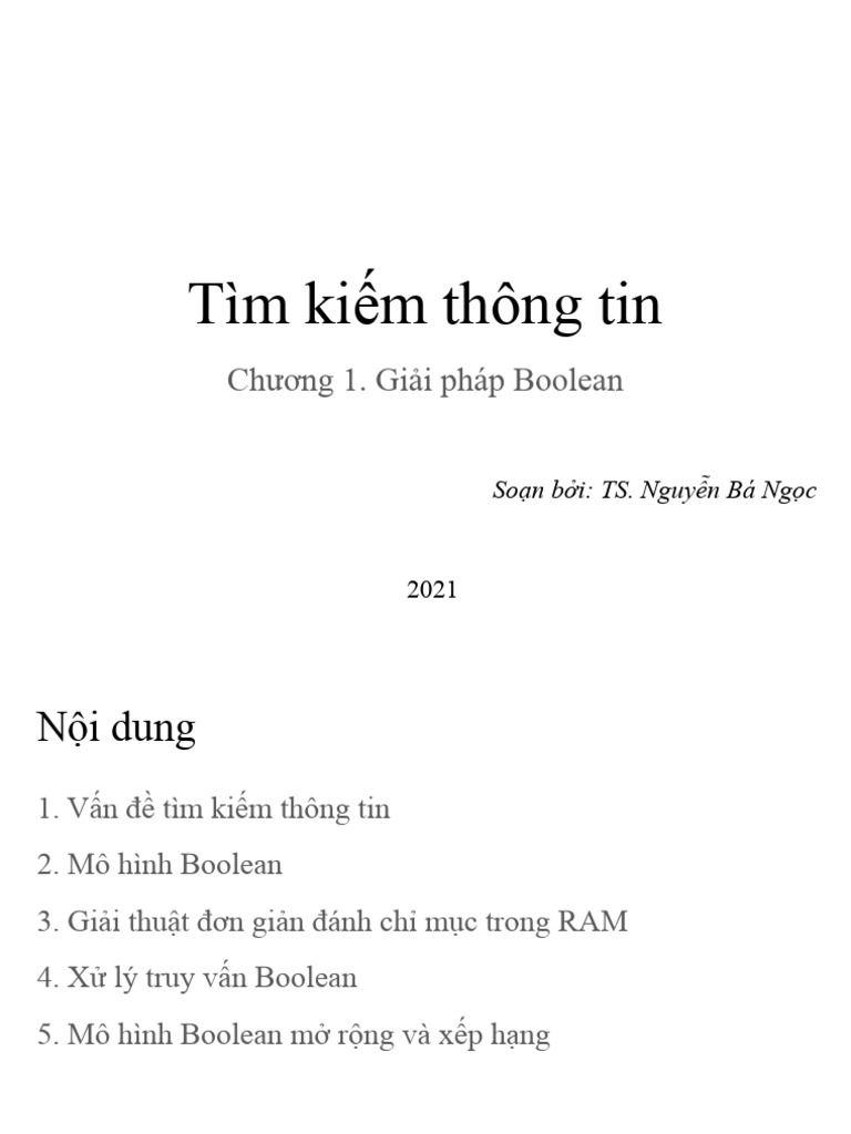 Ch01-GiaiPhapBoolean | PDF