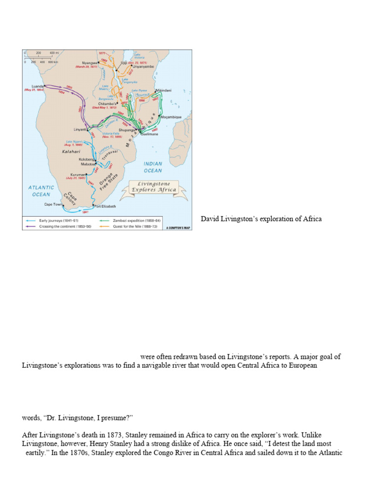 David Livingstone | PDF | David Livingstone | British Empire