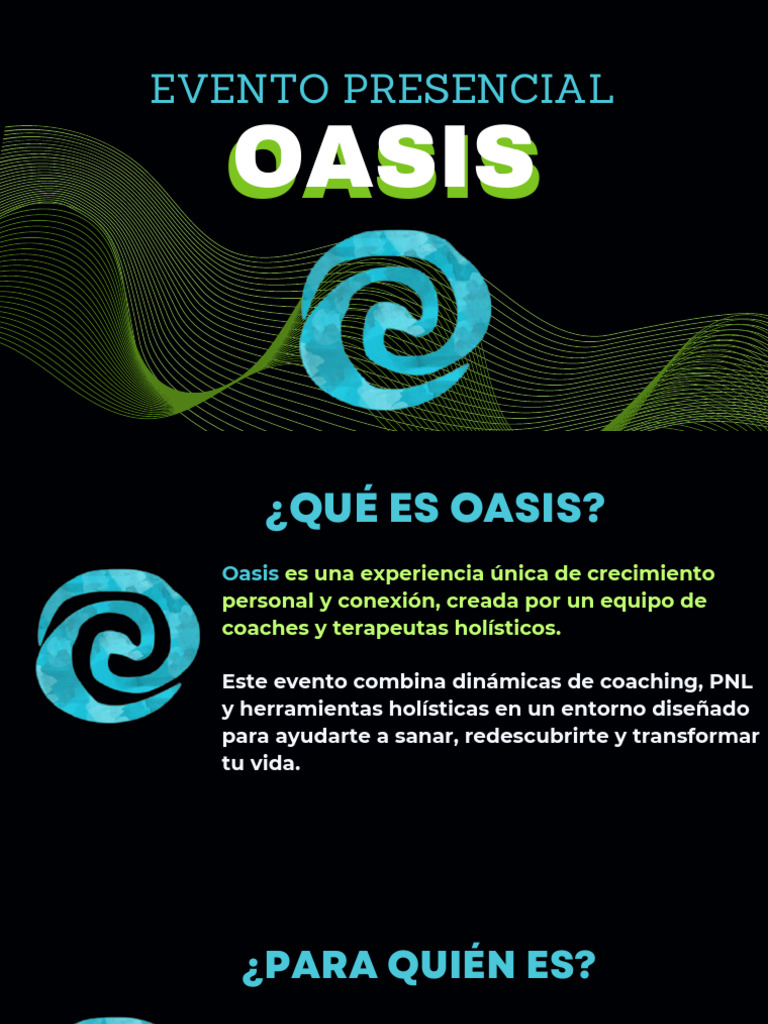 Eventos Oasis | PDF