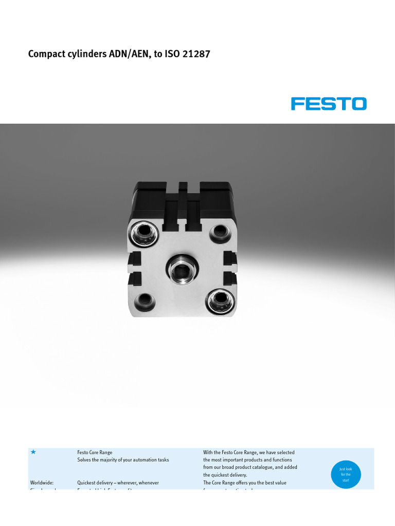 Compact Cyl Single Acting | PDF | Piston | Electrical Connector