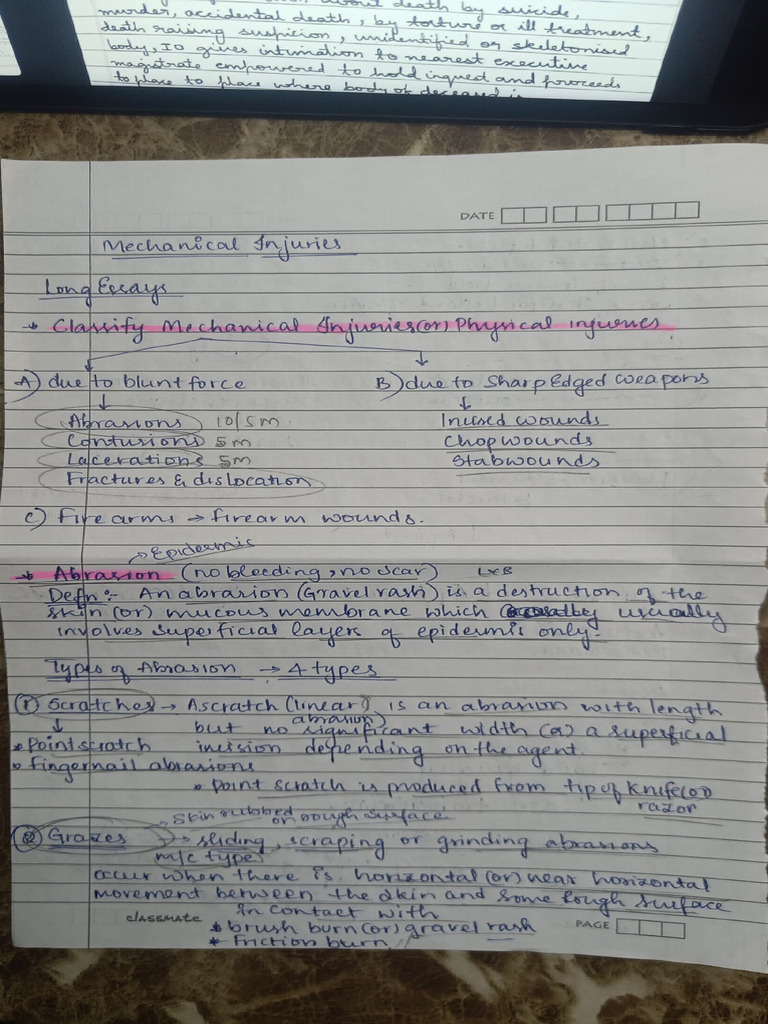 Mechanical Injuries FMT | PDF | Surgical Specialties | Biomechanics