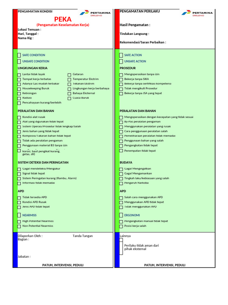Peka - Klinik Pupuk Kujang | PDF