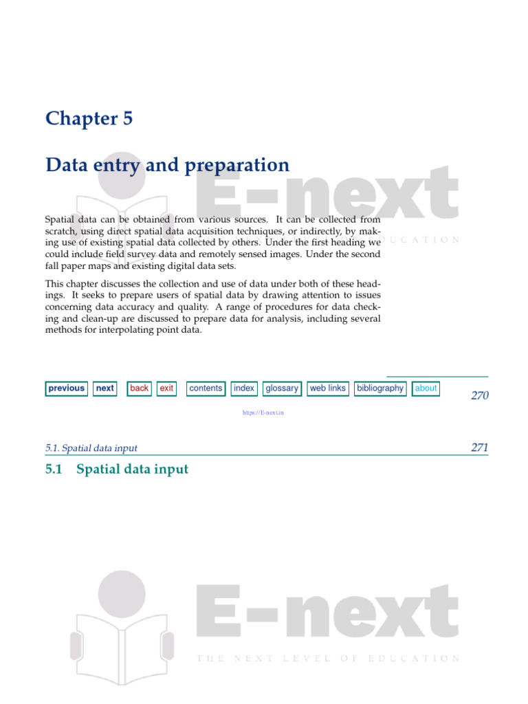 5-Data Entry and Preparation (E-next.in) | PDF | Geographic Information System | Image Scanner