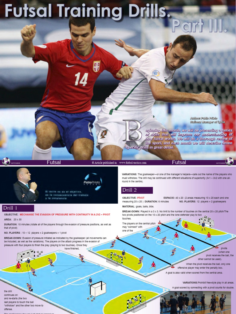 Futsal Training Drills Overview | PDF | Athletic Sports | Association ...