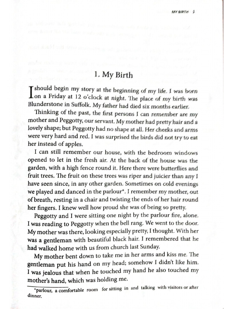 David Copperfield Chapters 1-10 | PDF