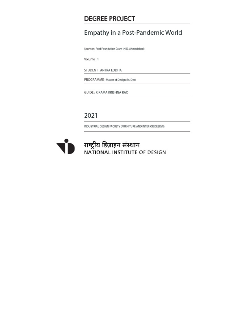 EmpathyinaPost-PandemicWorld | PDF | Empathy | Design