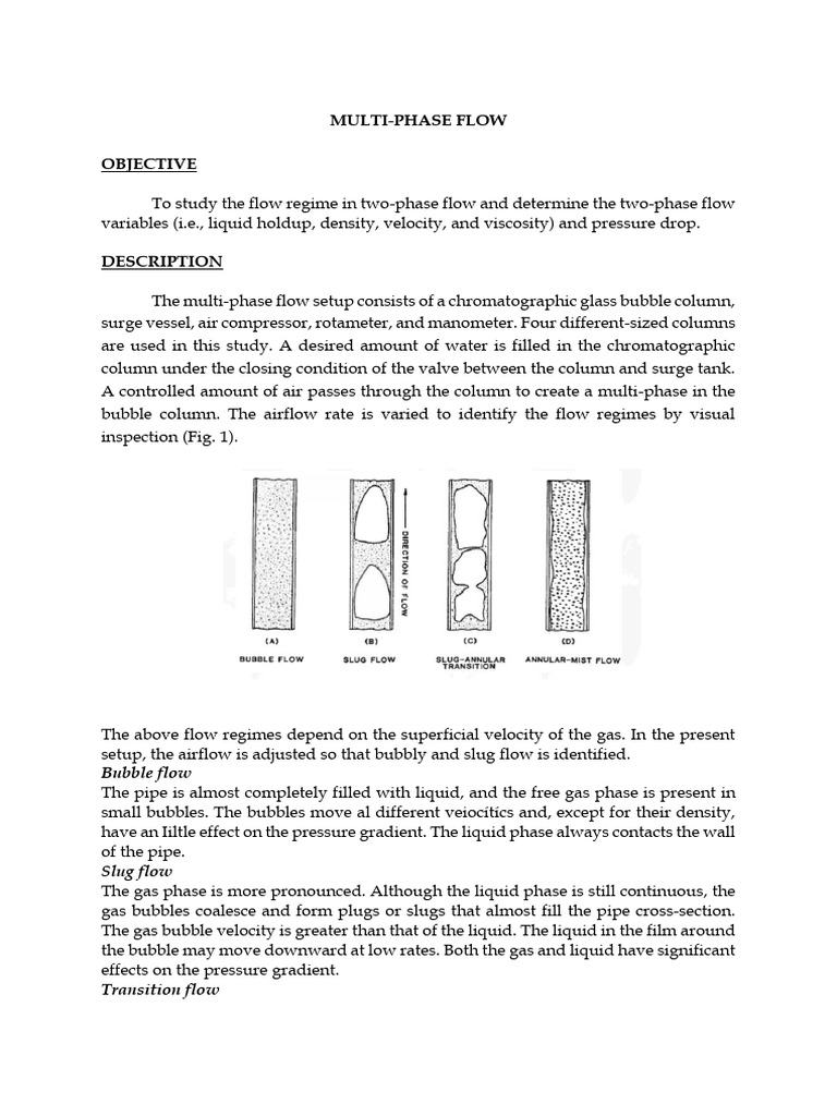 Flow Behavior of Two Phase Flow | PDF | Gases | Liquids
