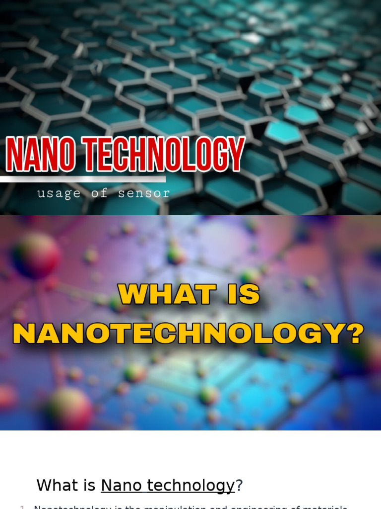Nano Technology. Ppt | PDF | Nanotechnology | Sensor