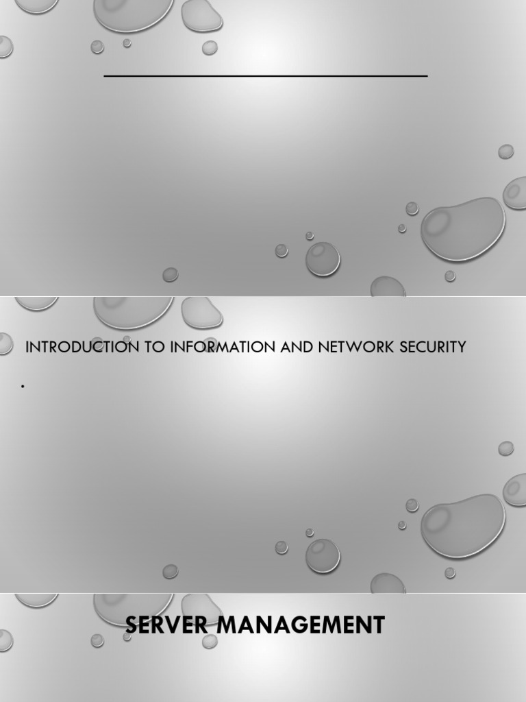 Information and Network Security | PDF | Security | Computer Security