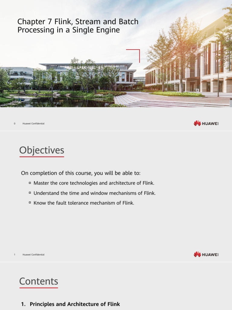 Chapter 7 Flink Stream and Batch Processing in A Single Engine | PDF ...