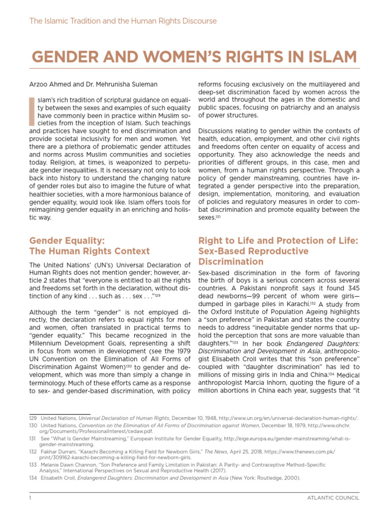 7 Gender and Womens Rights - Ahmed Suleman - Islam and Human Rights ...