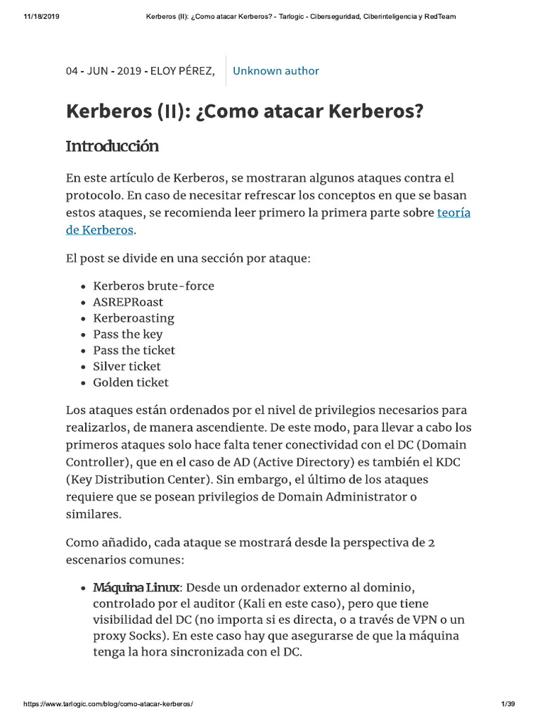 2_como_atacar_kerberos | PDF