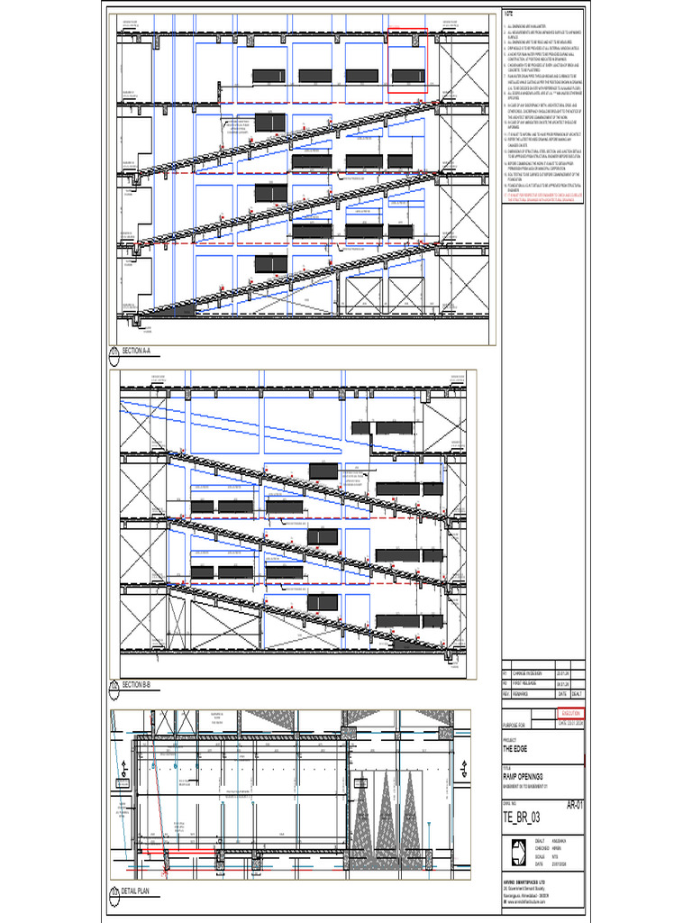 23.01.2024 - Basement Ramp Openings-Basment Detail 2 | PDF | Basement ...
