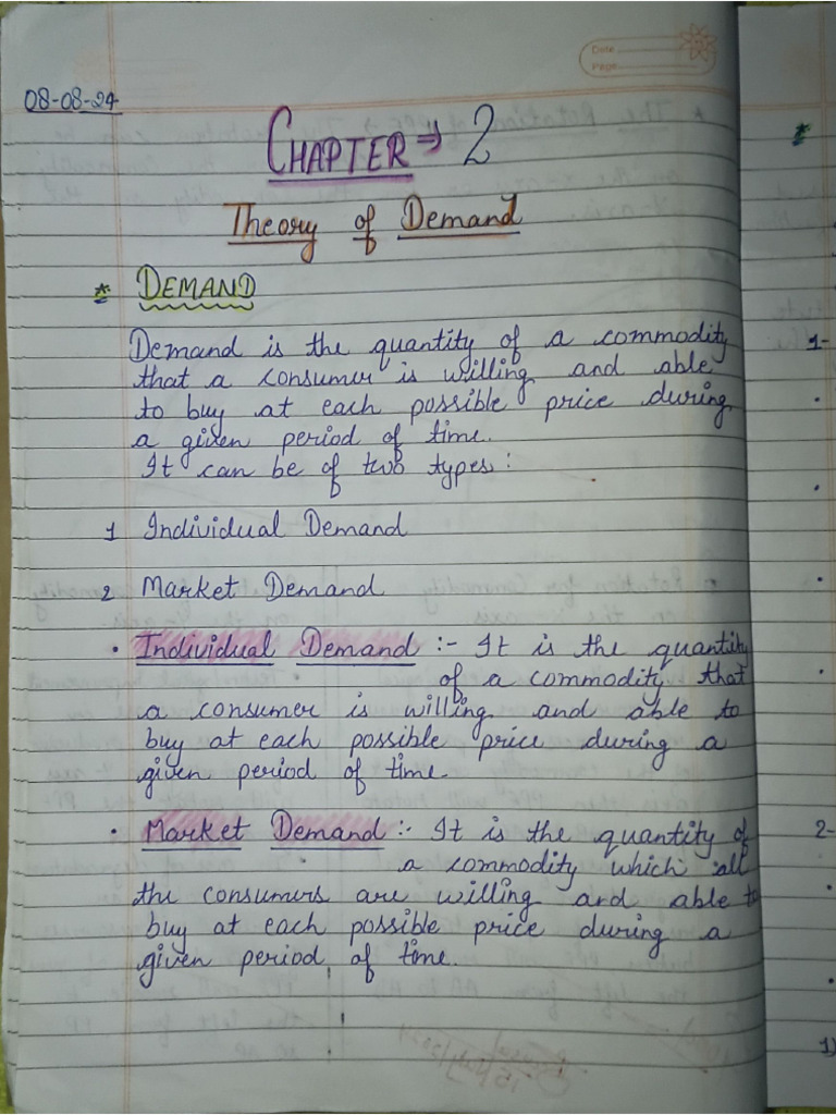 Economics Chapter 2 | PDF