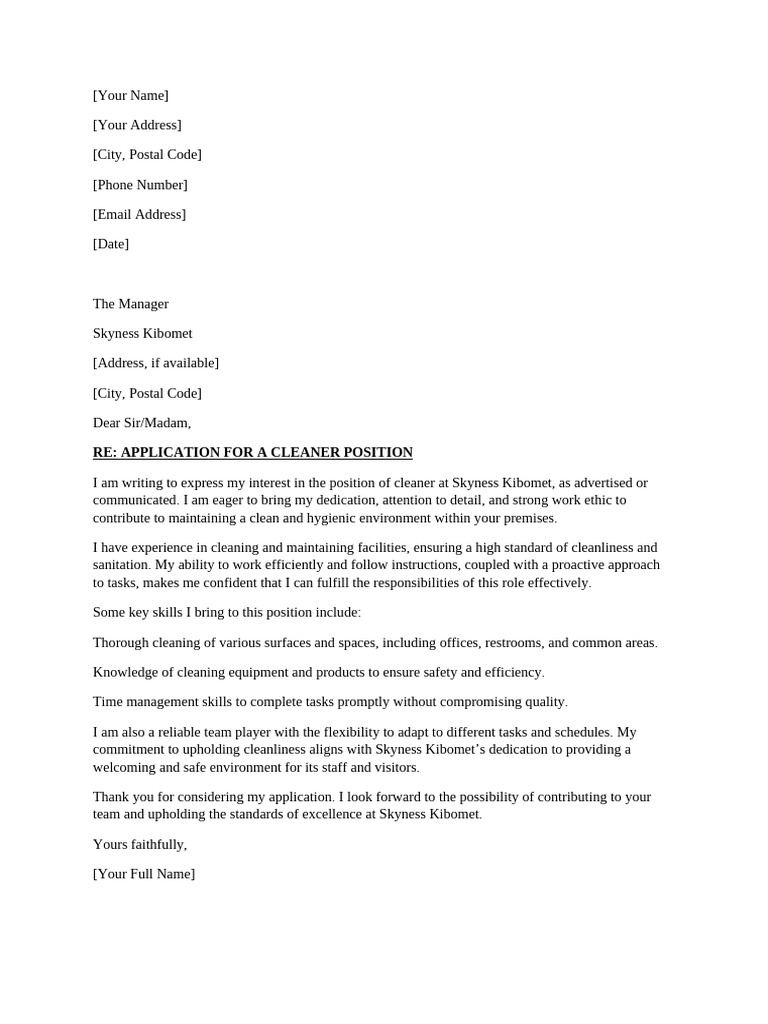 Job Application | PDF