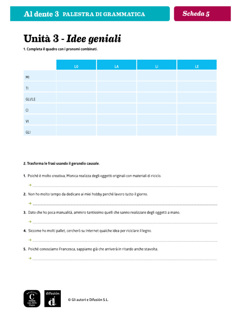 Doc Pronomi Doppi | PDF