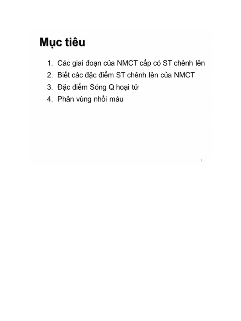 Điện Tâm Đồ Trong NMCT Cấp | PDF