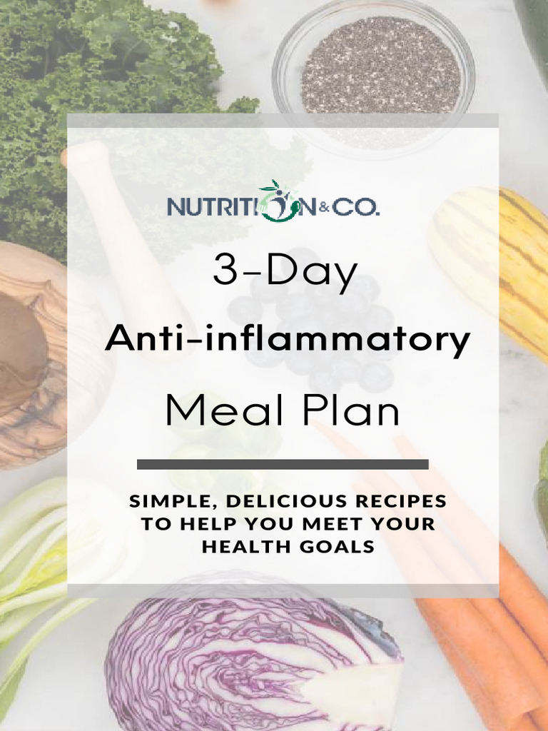 3 day anti inflammatory recipes | PDF | Salad | Mustard (Condiment)