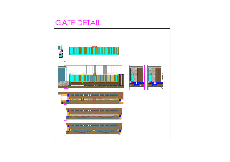 Main Gate Drawing | PDF
