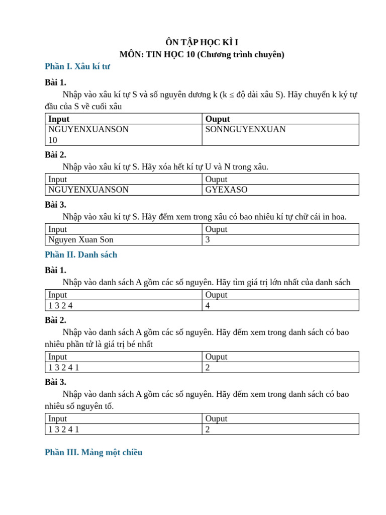 On Tap Tu Luan Hki_10h | PDF