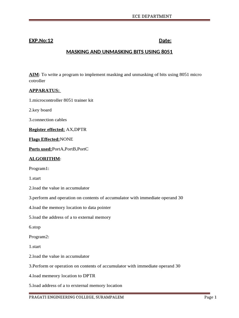 EXPT-12 | PDF | Integrated Circuit | Computer Science