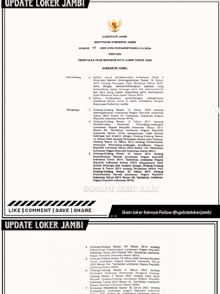 Sk Umk Jambi 2025 | PDF