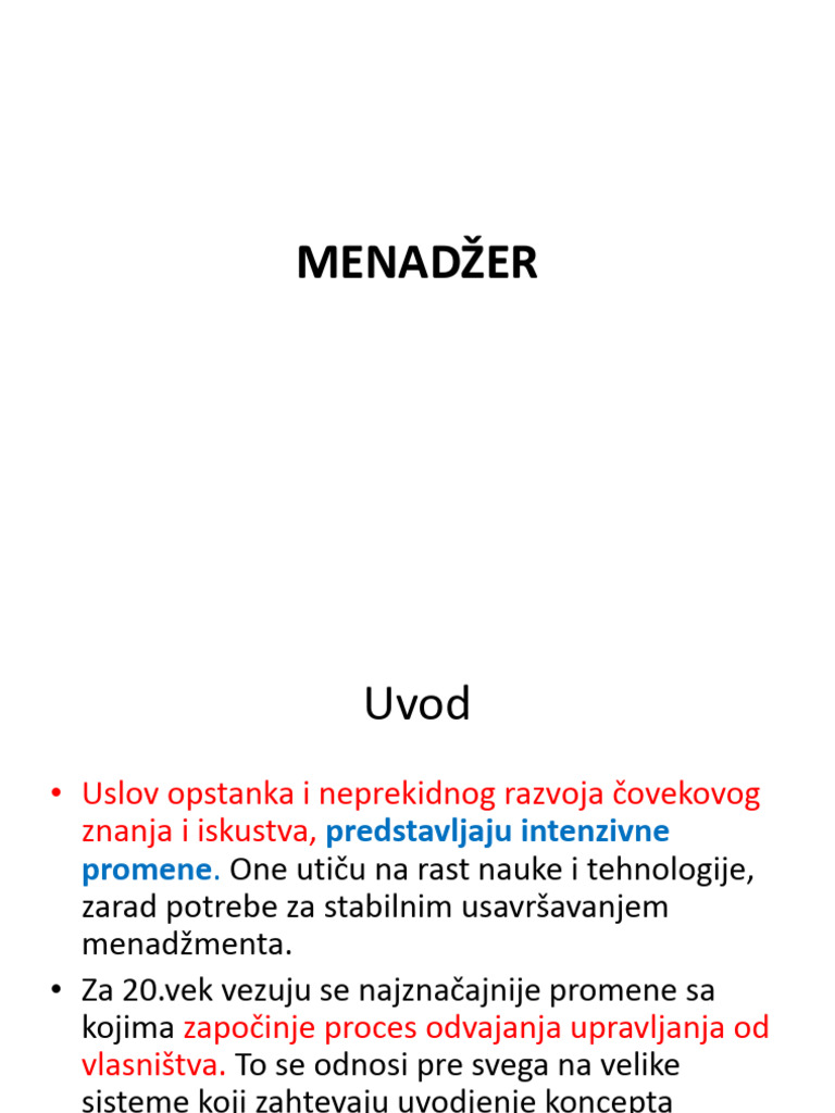 P 10 Menadzer | PDF