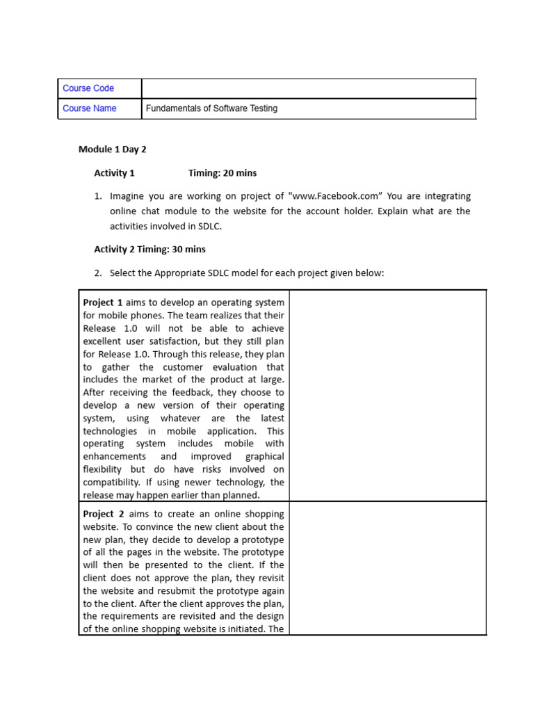 Day-2 Assignment | PDF | Software Development Process | Prototype