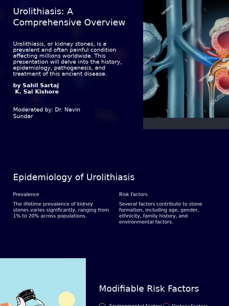 Urolithiasis - Etiopathogenesis | PDF | Urology | Causes Of Death