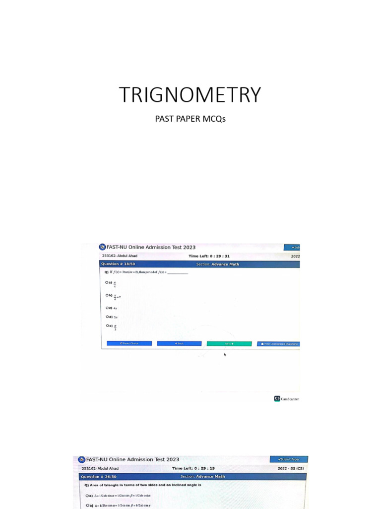 TRIGNOMETRY | PDF