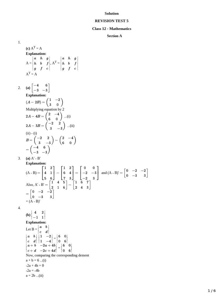 solution-1734729 | PDF | Functions And Mappings | Linear Algebra
