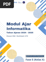 CP Koding Dan Kecerdasan Artifisial (Fase E Dan F) | PDF