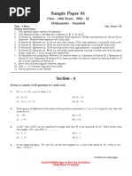 Toughest CBSE Exam Questions Solved | PDF | Area | Square Root