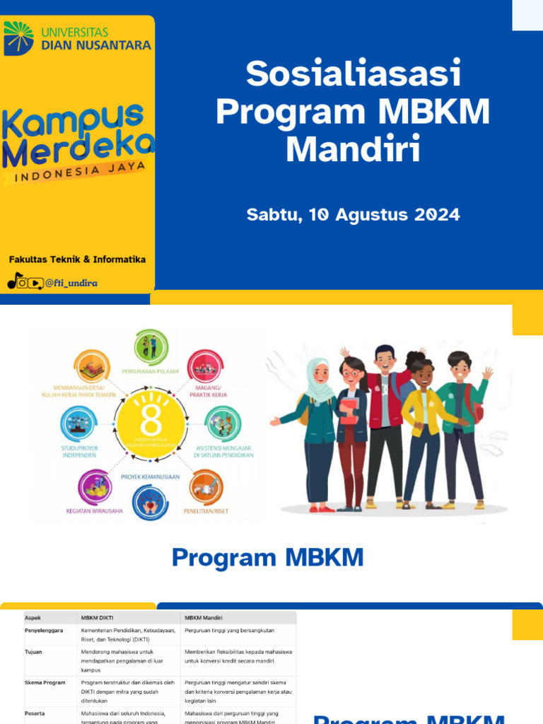 Sosialisasi Konversi SKS MBKM Mandiri | PDF