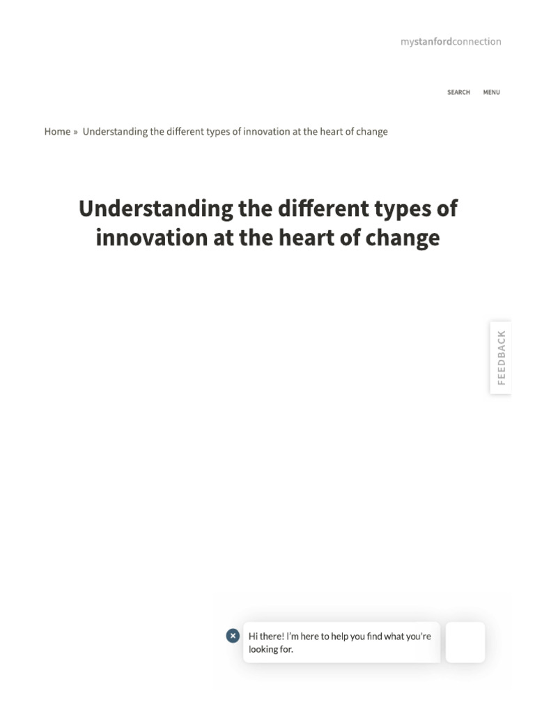 Types of Innovation | PDF